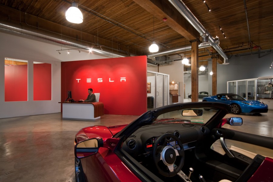 Tesla Showroom Mercer Island Architect Colin Brandt Contemporary