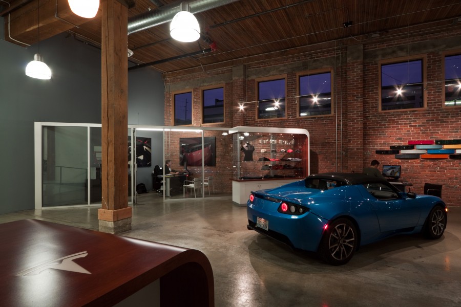 Tesla Showroom - Mercer Island Architect, Colin Brandt | Contemporary ...